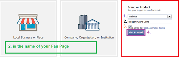 Create a Facebook Fan Page for your Blog - Blogger Widgets